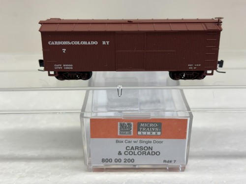 Nn3 Scale Micro Trains MTL 800 00 200 Carson & Colorado 7 Box Car | eBay