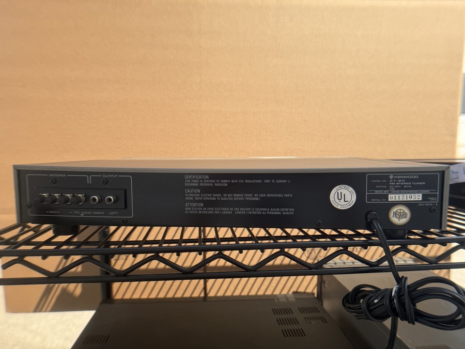 KENWOOD KT-80 FM STEREO TUNER (Part #306) | eBay