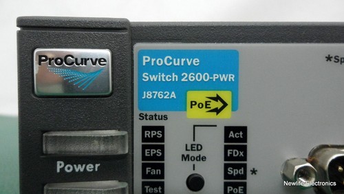 HP J8762-69001 Switch ProCurve 2600 - 8 Porte PoE Con Uplink Gigabit ...