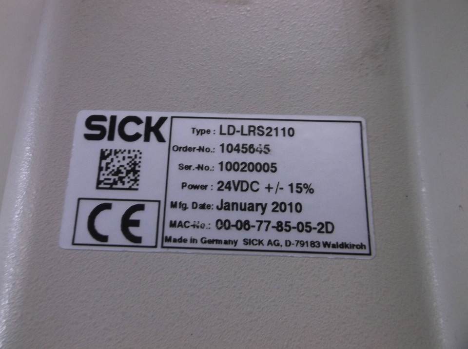 LD-LRS2110 Sick DEMO 3D LIDAR Scanner Sensor 1045645 | eBay UK