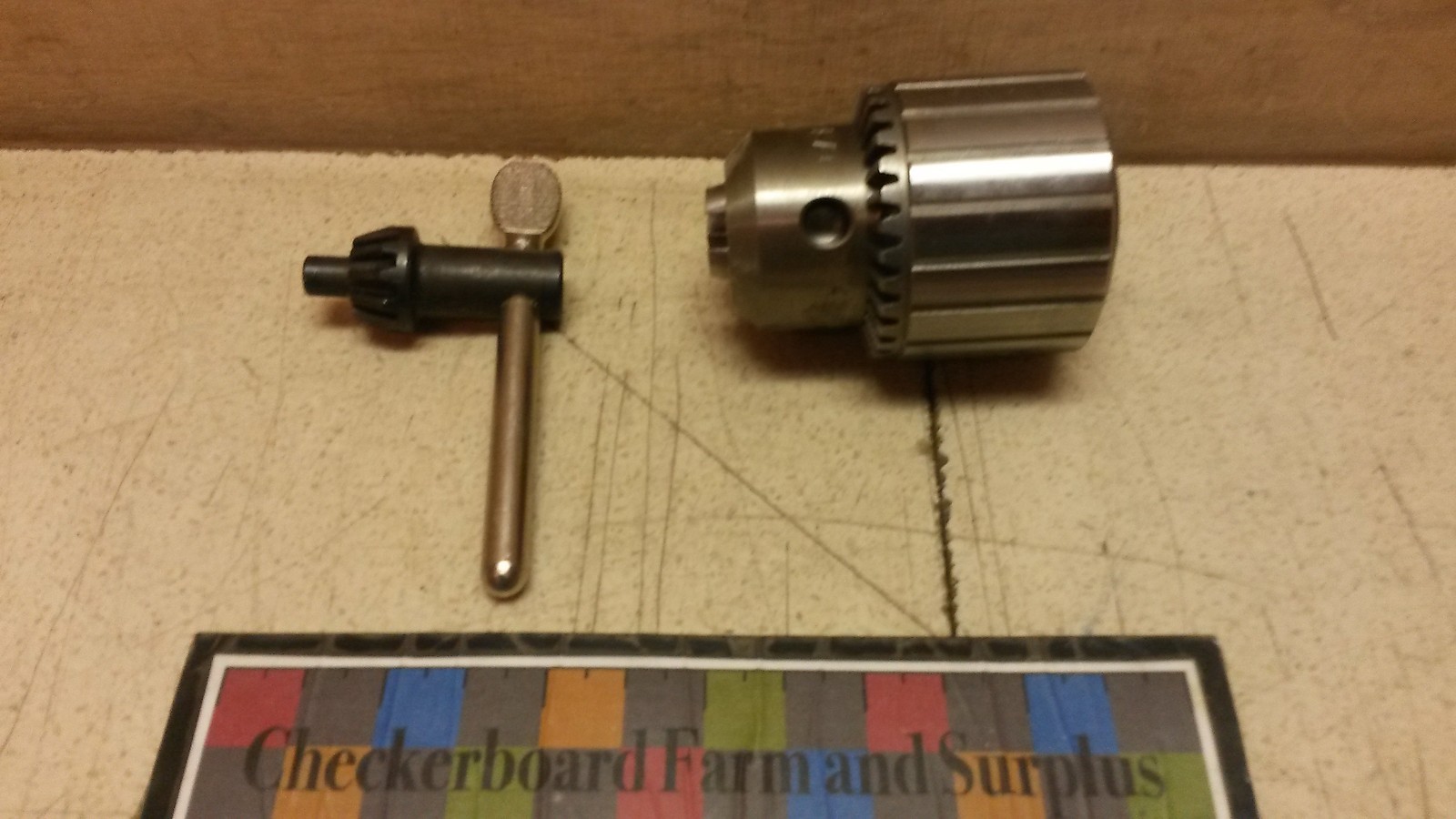 NOS LFA Drill Chuck w/ Key 43-6A-2JT 0-1/2-Inch 13mm Jacobs Taper Mount ...