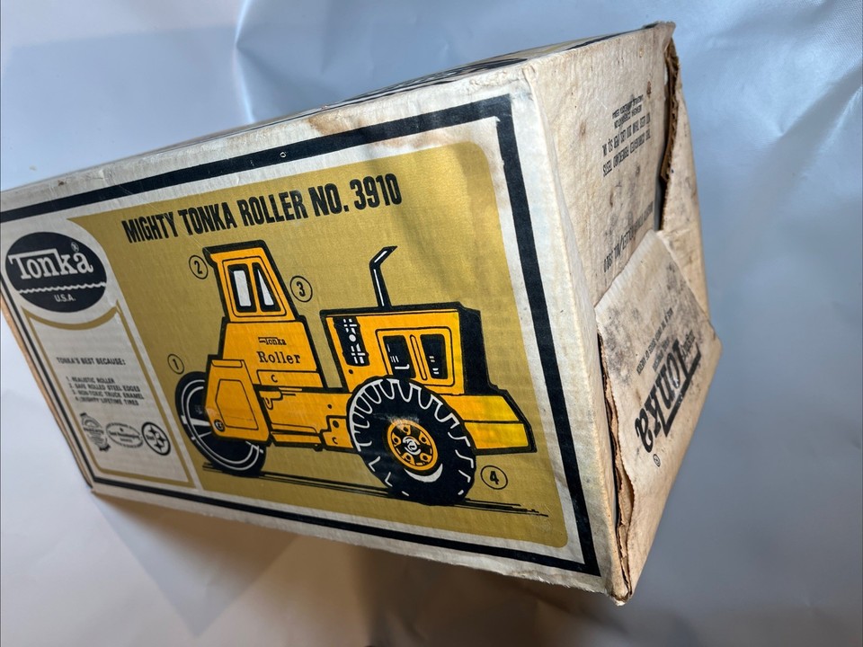 Vintage Mighty Tonka Roller Toy # 3910 Original Cardboard Box (BOX ONLY ...