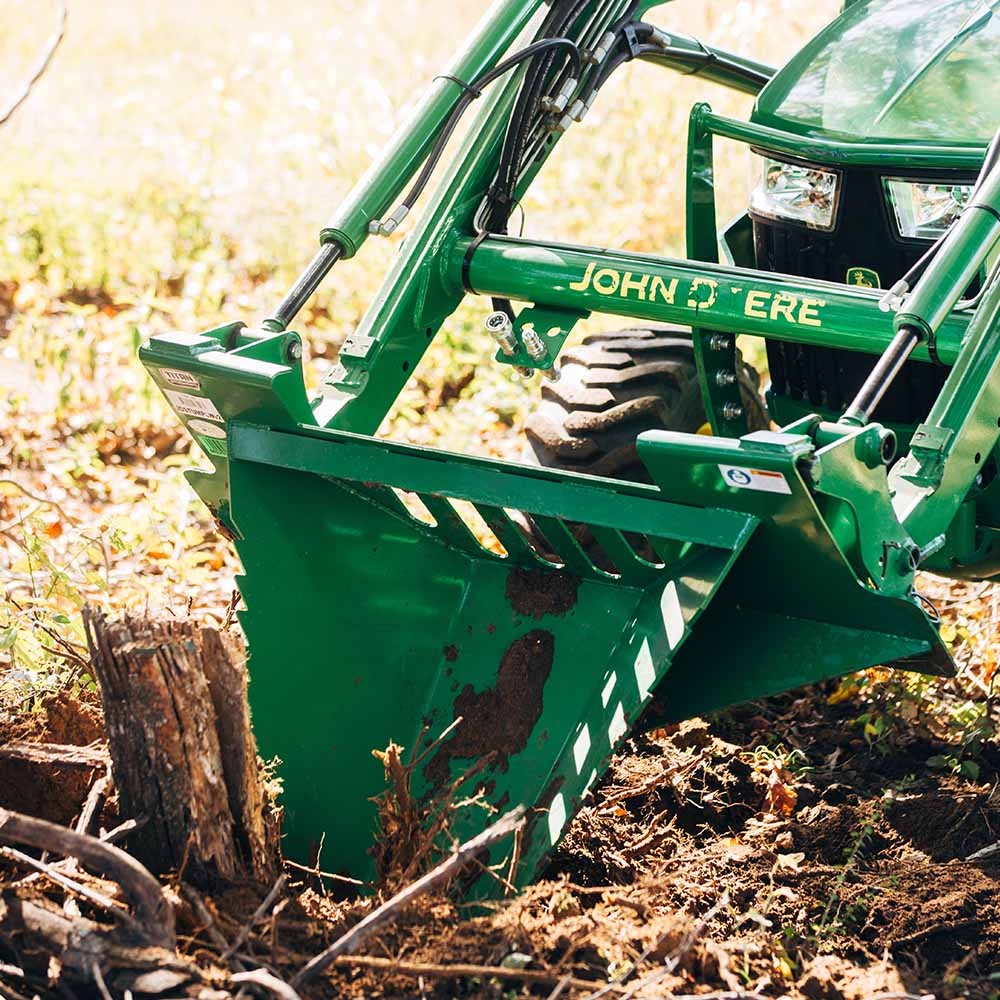 Titan Attachments Economy Series Stump Bucket Tree Scoop Digger, Fits ...