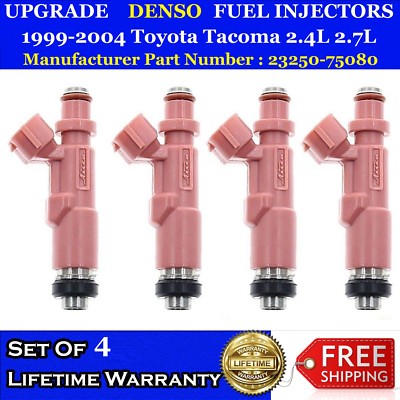 4x Upgrade OEM Toyota Multi Hole Fuel Injectors 99-04 Toyota Tacoma 2 ...