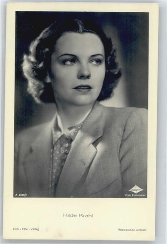 50876330 - Krahl, Hilde , Ross Verlag No.3498/1 Filmschauspieler | eBay.de