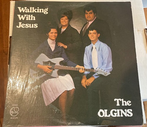 THE OLGINS “WALKING WITH JESUS” XIAN GOSPEL RARE CHRISTIAN TEXAS LP ...