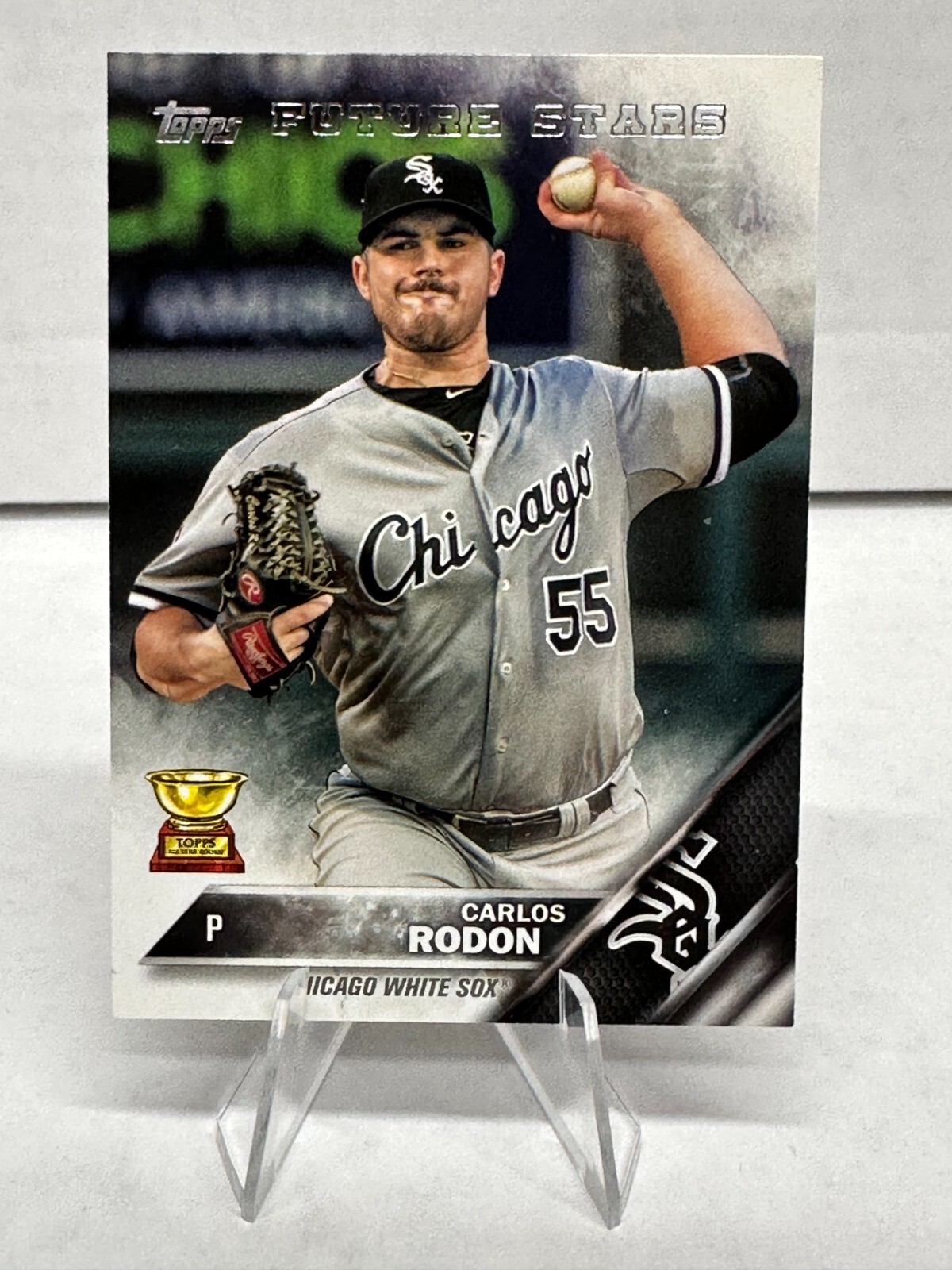 2016 Topps Series 2 Rookie Gold Cup Card #543 Carlos Rodon FS Chicago ...