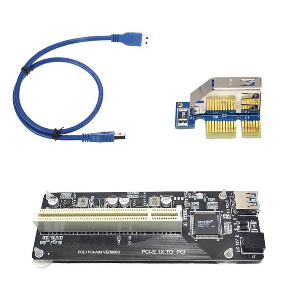 PCIe to PCI Adapter Card PCI-E to PCI Converter PCI-e Extender Card PCI ...