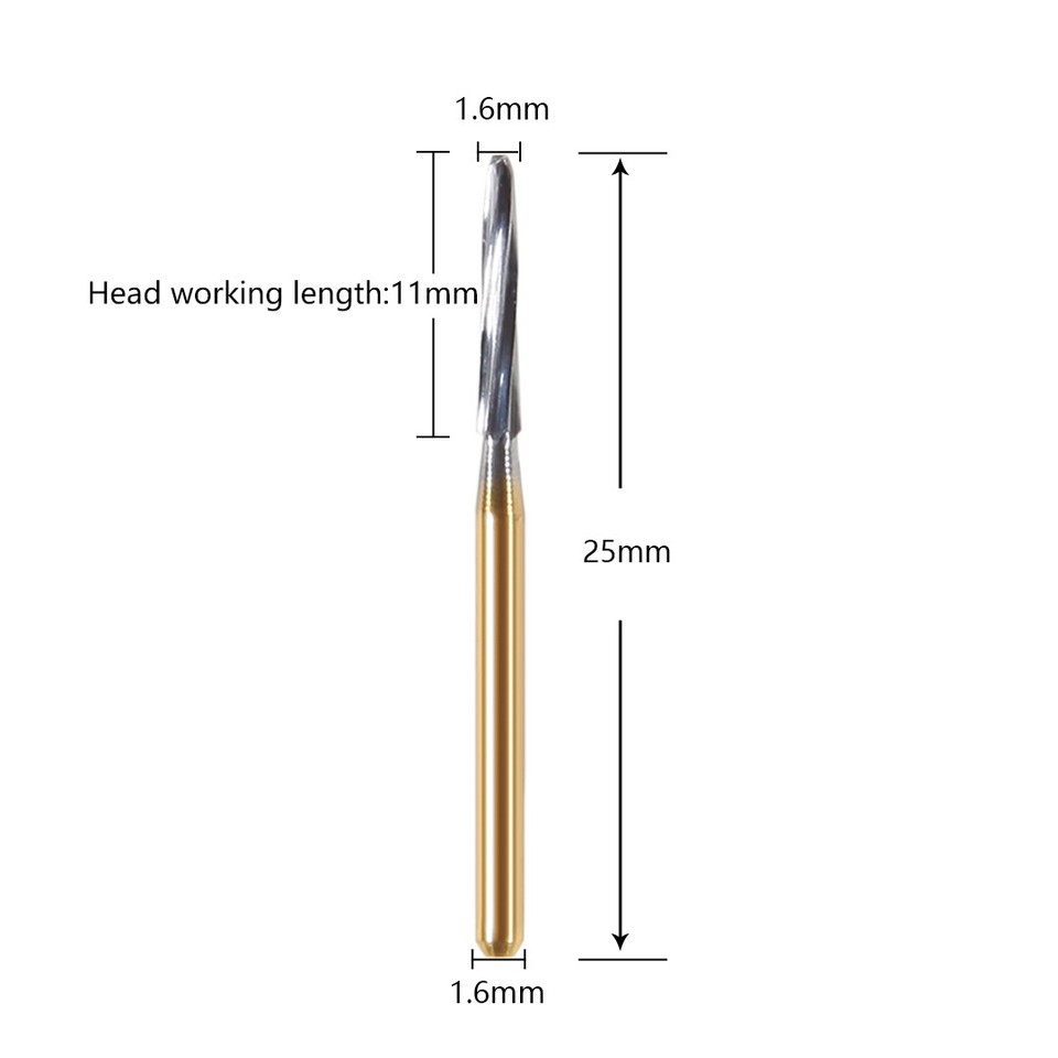 Dental Zekrya Tungsten Carbide Bone Cutters Finishing Burs FG Burr 25 ...