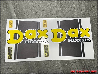 Dax 50 70 CT70 ST70 ST50 Sticker Emblem Fuel Gas Tank yellow Frame | eBay