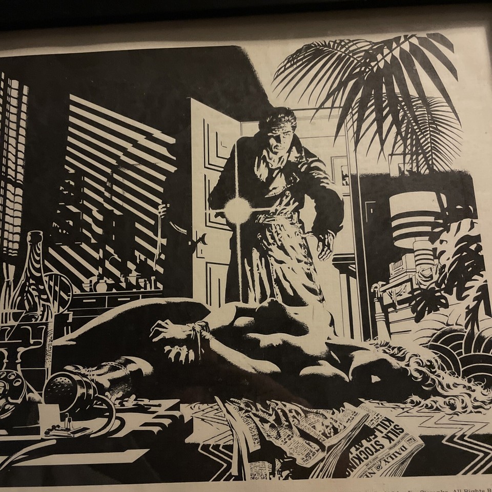 JIM STERANKO signed Ltd. Edn. print /1500, "National Cartoonist Society ...