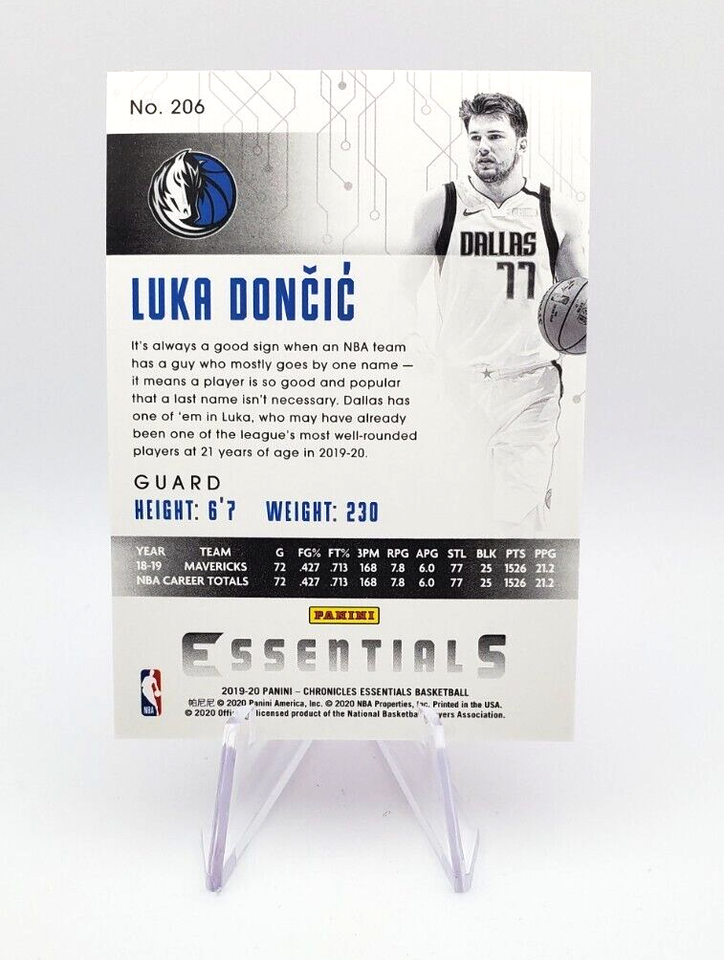 2019-20 Panini Chronicles Essentials Pink #206 Luka Doncic | eBay