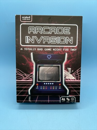 NEW Arcade Invasion Video Game 80s Inspired Board Game Date Night ...