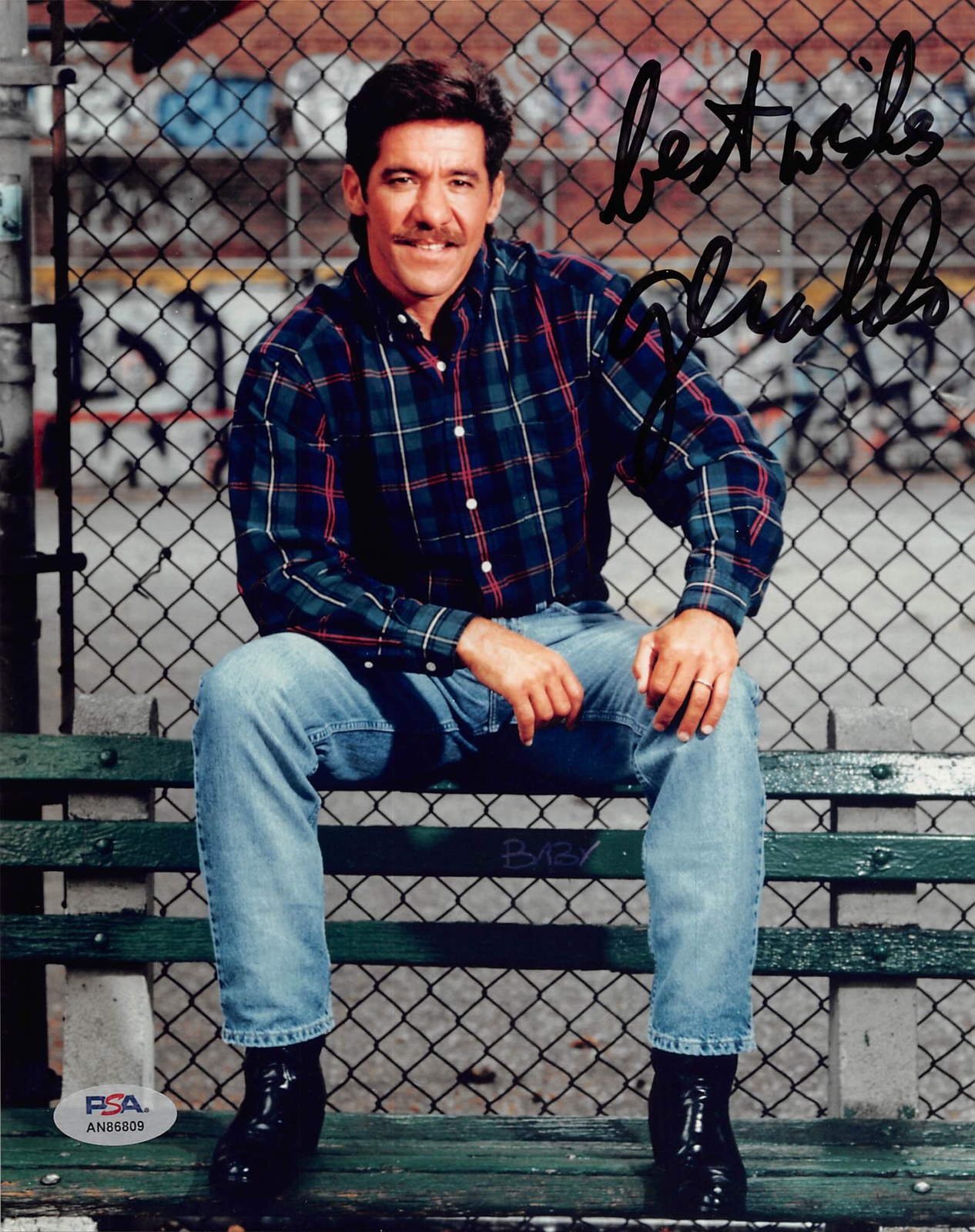 Geraldo Rivera Fox News Best Wishes Authentic Signed 8x10 Photo PSA/DNA ...