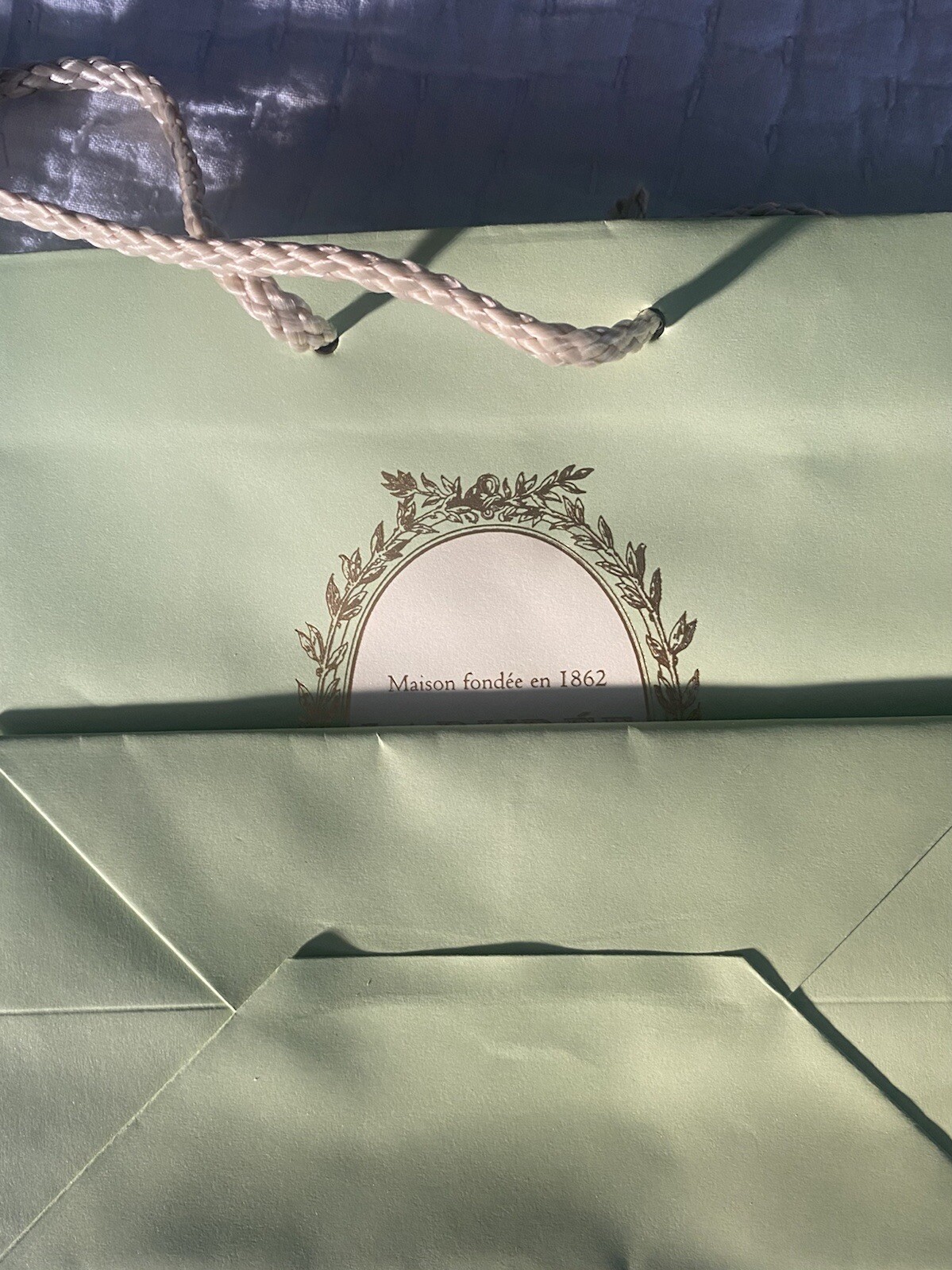 Laduree Shopping Bag Tote Gift Bag Mint Green, Small 8x8x4 | eBay