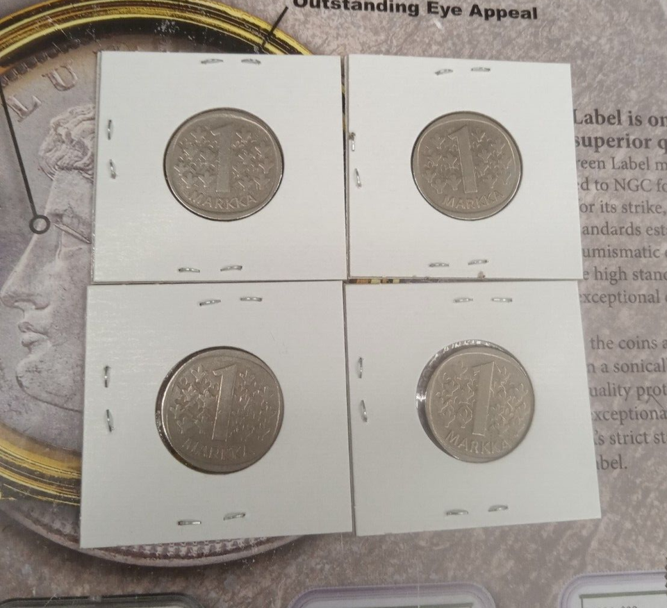 1972 1971 1973 1974 Finland 1 Markka silver Suomen Tasavalta TP-6212 | eBay