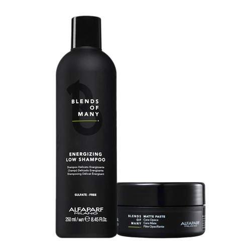 Alfaparf Milano Blends Of Many Energizing Low Shampoo 250ml Matte Paste ...