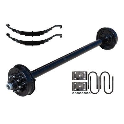 8k TK Hybrid Trailer Axle Kit, 8000 lb Electric Brake 8 lug 12x2 Brake ...