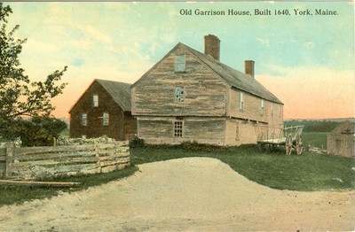York, ME The Old Garrison House Built 1640 | eBay