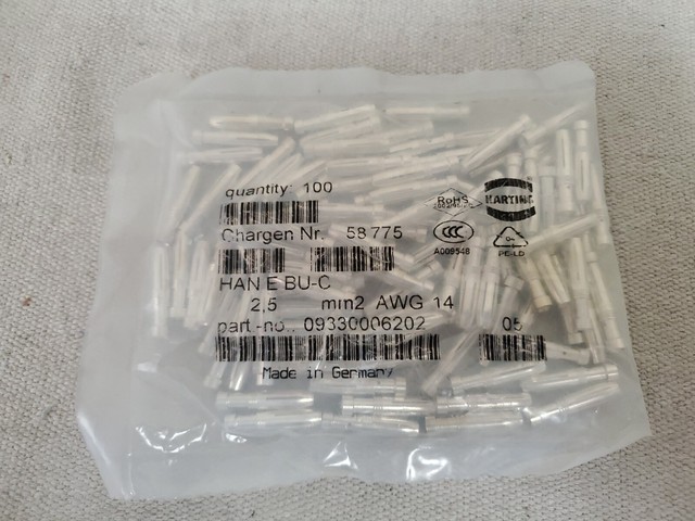 09330006202 HARTING Han E F Crimp Contact AG WG for sale online | eBay