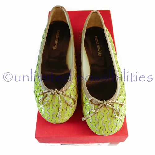 NEW FILIPPO RAPHAEL Shoes Ecstacy Flats Womens Designer Yellow Size 36 ...