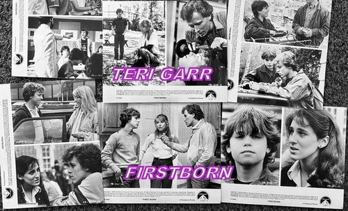 "FIRSTBORN" 9 ORIGINAL 8X10 STILLS-TERI GARR,PETER WELLER,PROD. NOTES-W ...