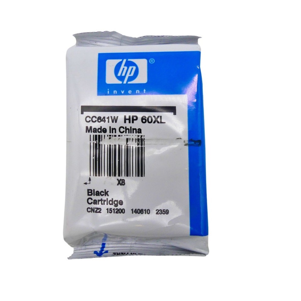 Original HP 60XL black Drucker Patrone DeskJet D1660 2560 2566 2660 ...