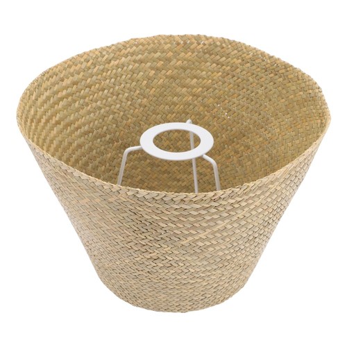 Pendant Light Shade Wicker Lamp Shades Straw Lampshade Woven for Table ...