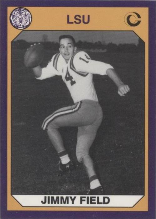 1990 Collegiate Collection LSU Tigers - Jimmy Field #181 (RC) for sale ...
