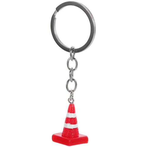 Key Pendant Holders Mini Traffic Police Cone Keychain Road Man | eBay