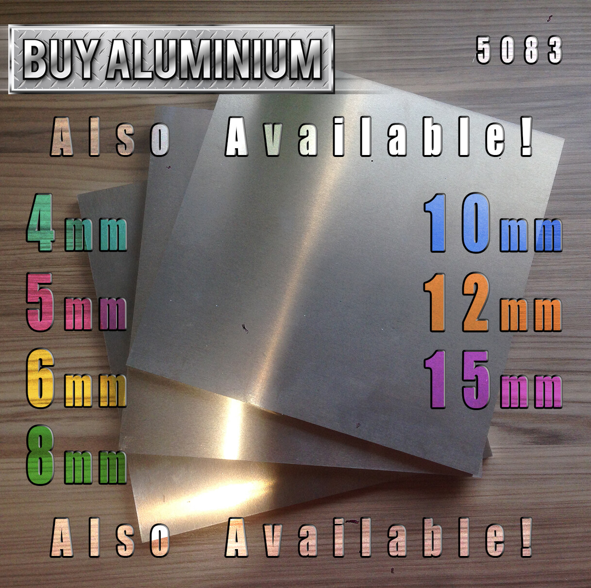 Aluminium plate 12mm - 5083 | eBay