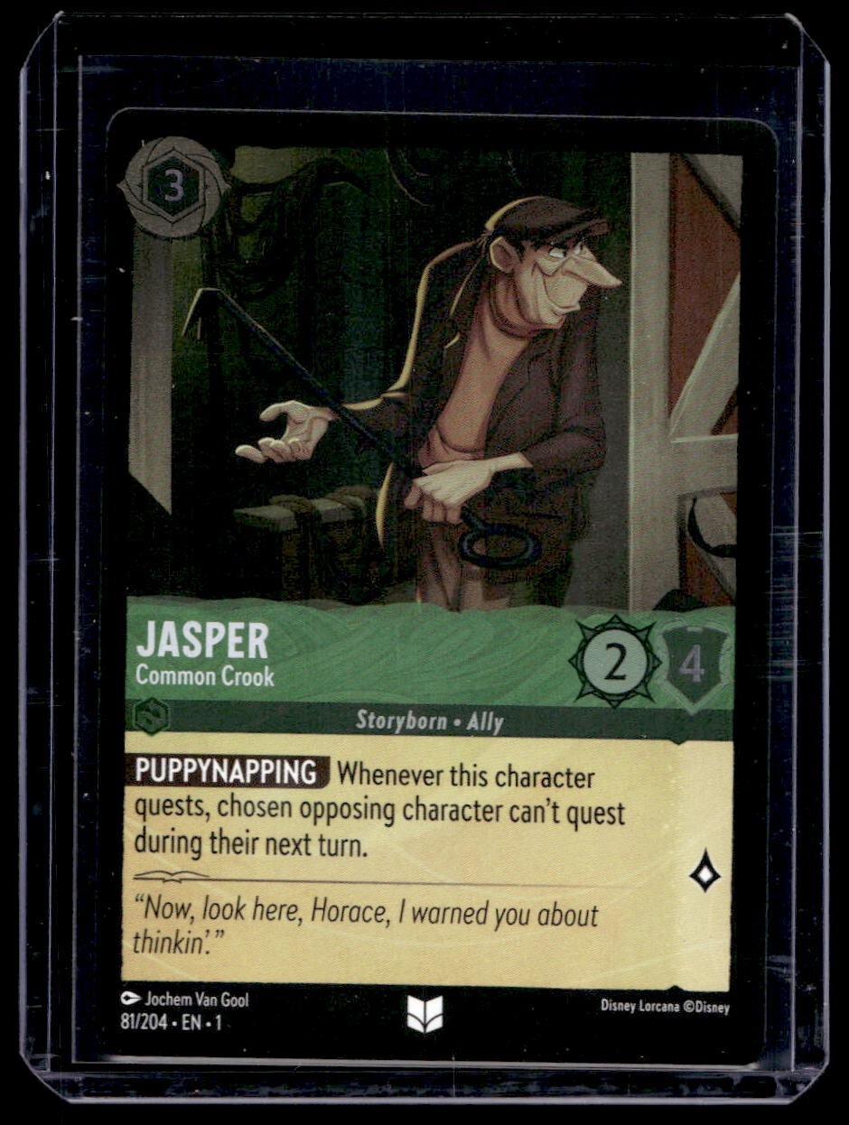 Disney Lorcana The First Chapter Jasper Common Crook Foil 81/204 | eBay