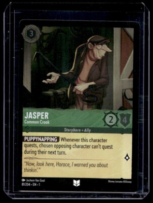 Disney Lorcana The First Chapter Jasper Common Crook Foil 81/204 | eBay