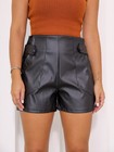 Genuine Leather Black Wear Designer Cocktail Party Pants Shorts Stylish ...