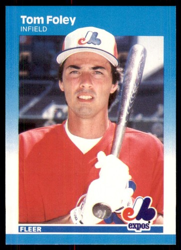 1987 Fleer Tom Foley / Montreal Expos #318 | eBay