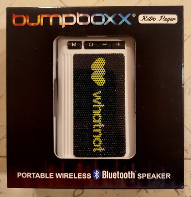 Bumpboxx WHATNOT Retro Pager Wireless Bluetooth Speaker **SEE ...