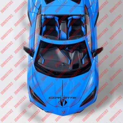 Corvette c8 Hood Stingray Decal C5 C6 C7 Stickers Z51 Z06 LSX LTX - Any ...