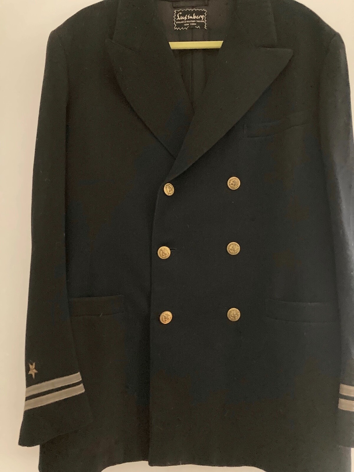 WW2 US Navy Officer Dress Blue Uniform Jacket & Pants by Luxenberg 1943 ...
