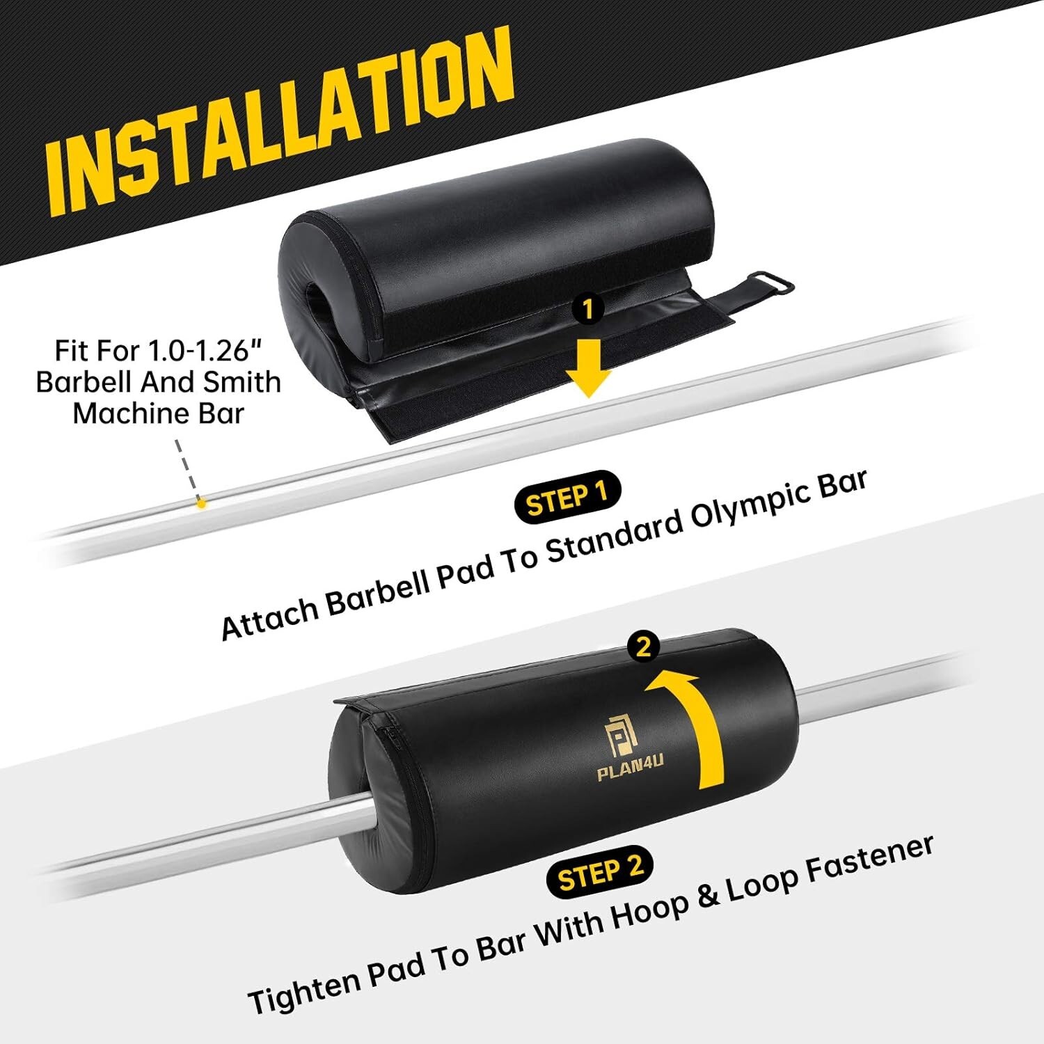Barbell Pad for Bench Press Hip Thrust Weightlifting Upgraded Board ...