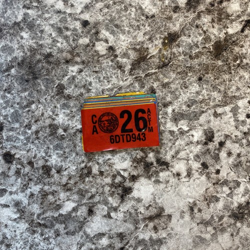 2026 California DMV Car/ Plate Sticker Tag Used | eBay