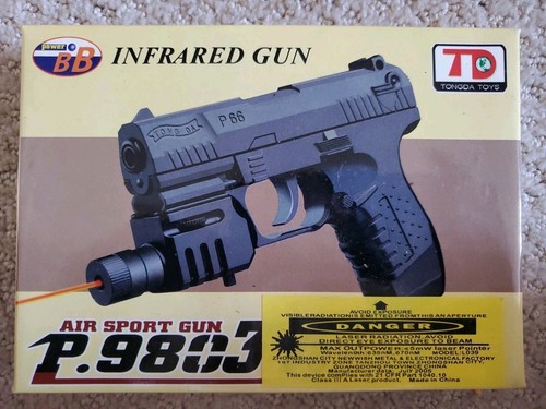 VINTAGE TONGDA TOYS Spring Airsoft 6mm Rubber BB Gun P9803/Infra-Red ...
