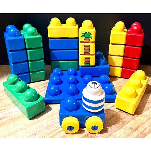 Vintage Lego Duplo Primo 45 blocks set #3 variety of sizes & colors ...
