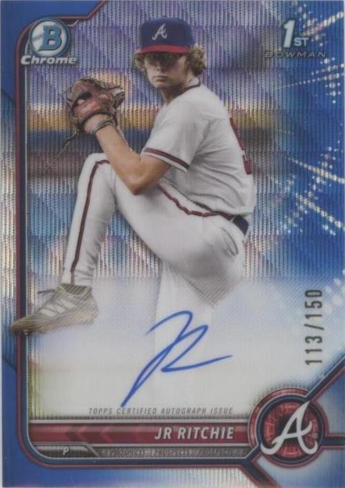 2022 Bowman Draft - Chrome Draft Pick Autographs JR Ritchie #CDA-JR ...