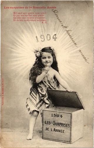 CPA AK Les Surprises de la Nouvellee Annee - 1904 BERGERET (1320849) | eBay