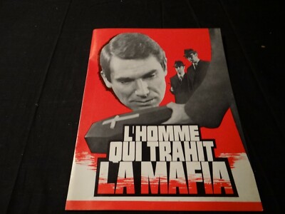 L' HOMME QUI TRAHIT LA MAFFIA Robert Hossein scenario presse cinema ...