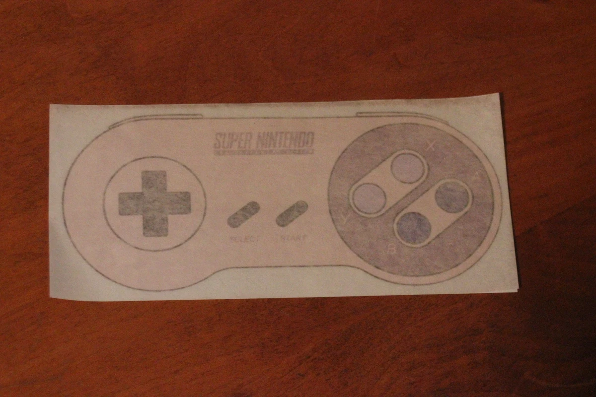 Super Nintendo Controller Tattoo