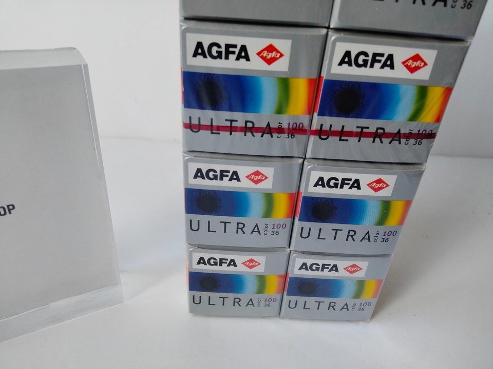 Agfa Ultra 100 36 exposures 10X rolls expired film 12/2007 35mm color ...