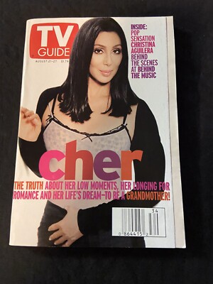TV Guide Magazine - August 21-27, 1999 - Cher | eBay