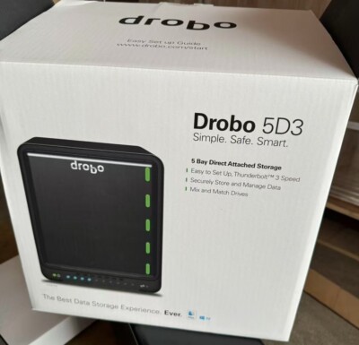 Drobo 5D3 5 Bay Storage Array - Black (DRDR6A)(No drives Included) | eBay
