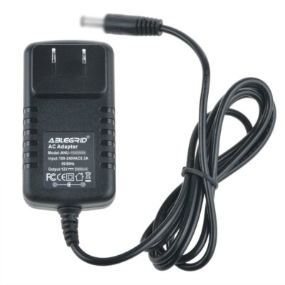 12V AC/DC Adapter For Model ZF120A-1202000 ZF120A1202000 Barrel Round ...